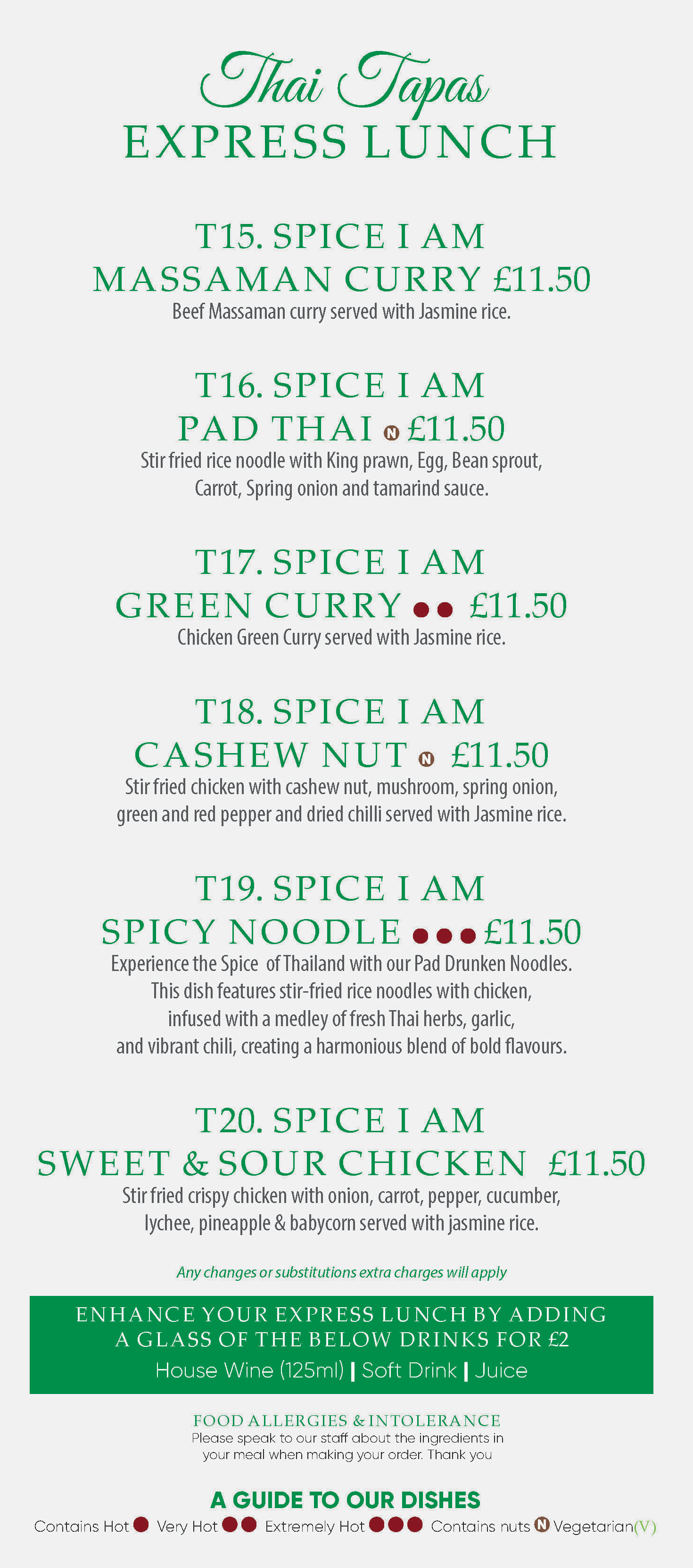 Tapas Menu Spice I Am – Spice I Am Thai Restaurant